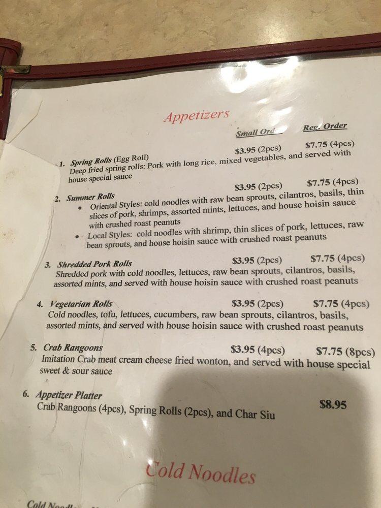 Menu at 1 Plus 1 Cafe, Hilo