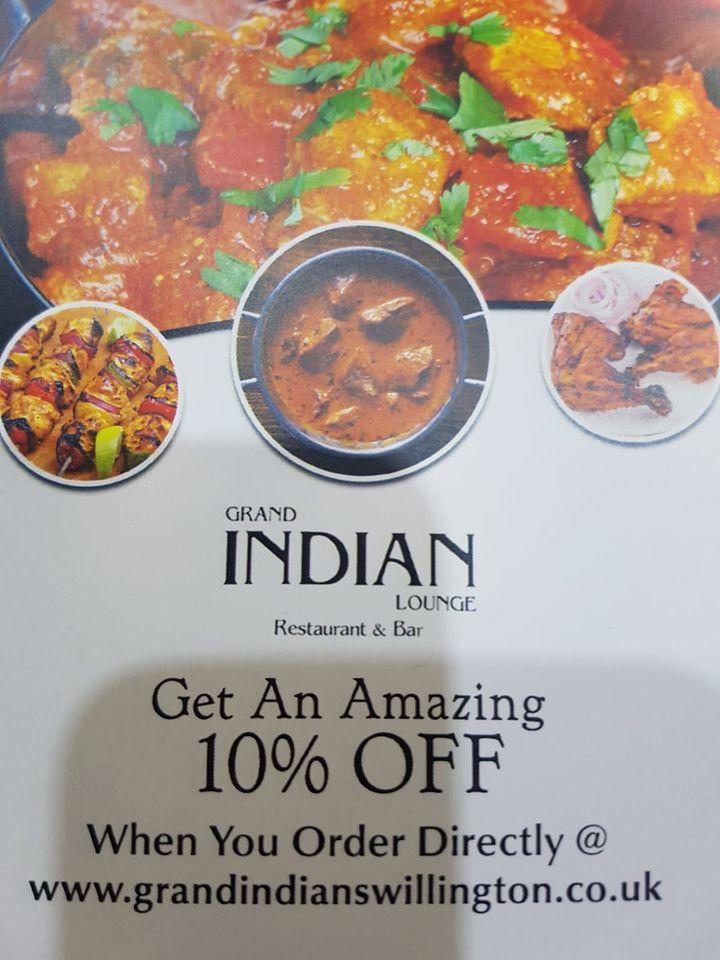Menu at Grand Indian Lounge - Indian Restaurant Leeds, Leeds