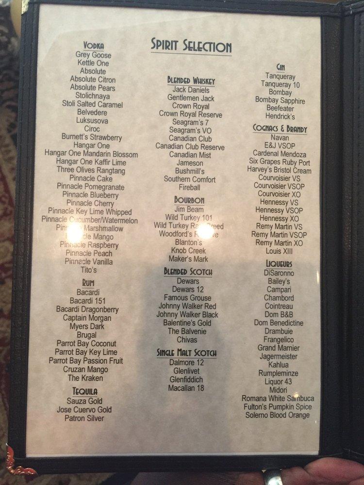 Menu at Luna's Restaurant, Gainesville