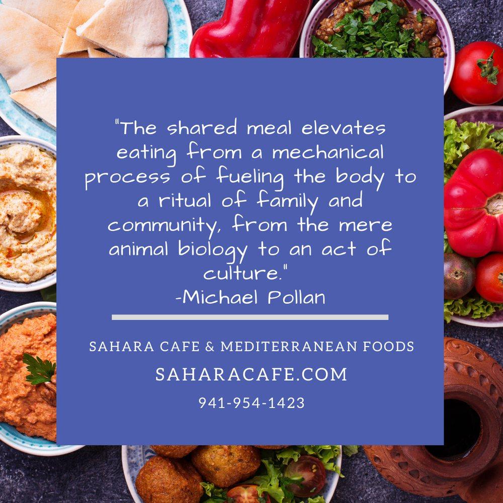 Menu at Sahara Cafe & Mediterranean Foods, Sarasota