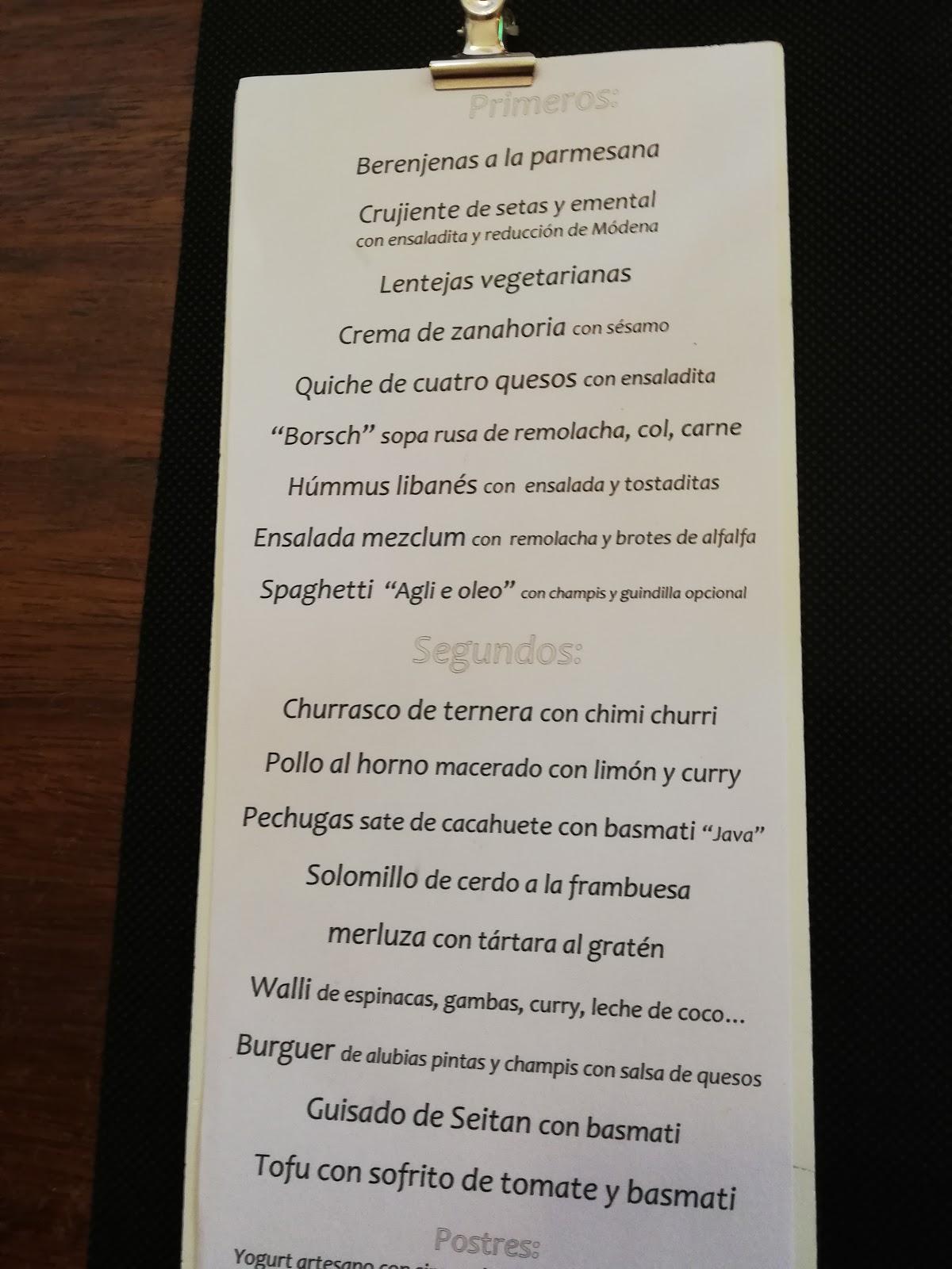 Menu at La Tratto Sitges pizzeria, Sitges