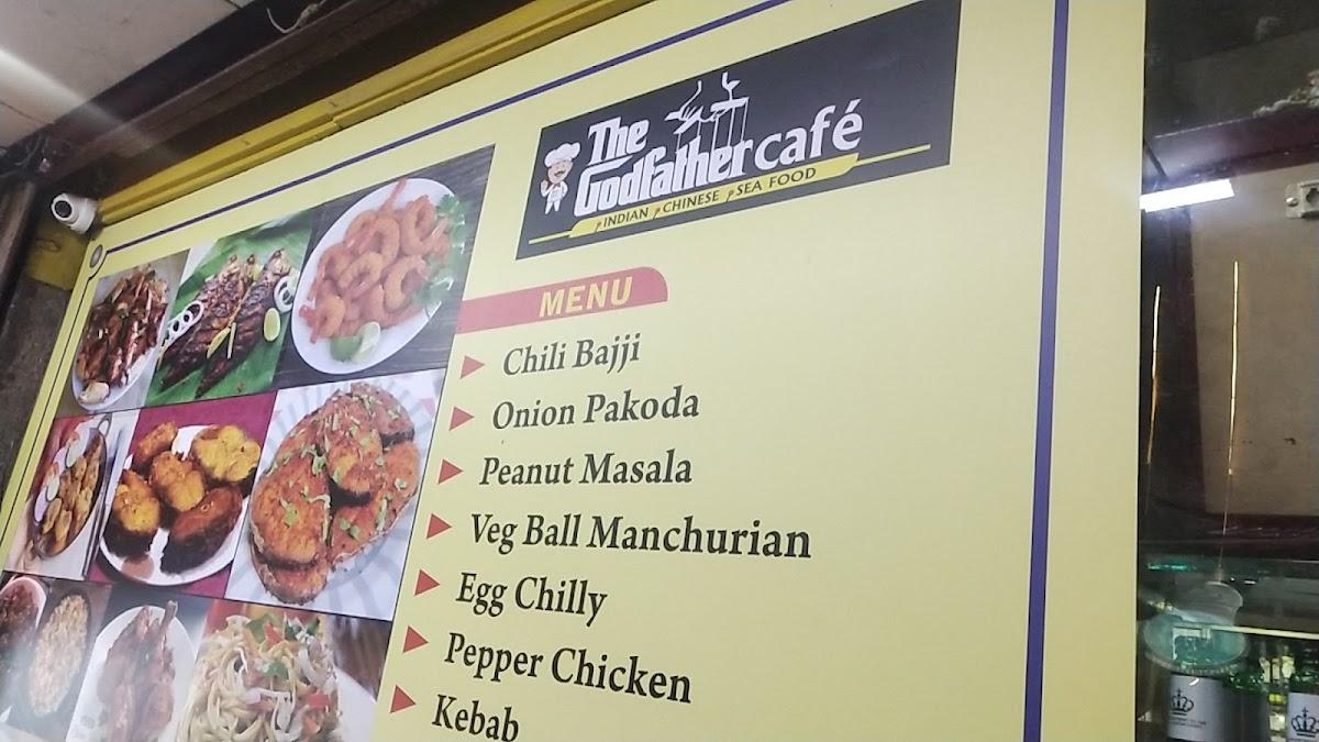 Menu at The godfather cafe, Bengaluru