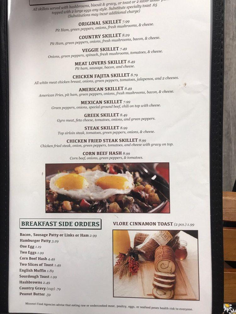 Menu at Mt Vernon Family Restaurant, Mount Vernon