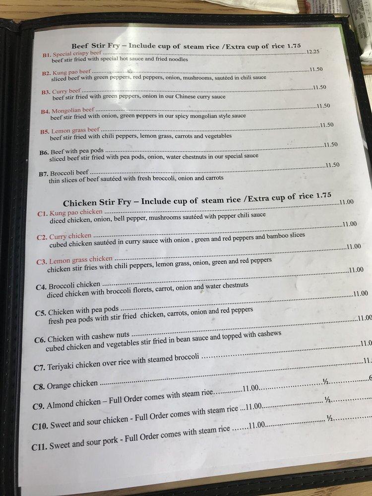 Menu at Three Sisters Restaurant, Spokane Valley, E Sprague Ave