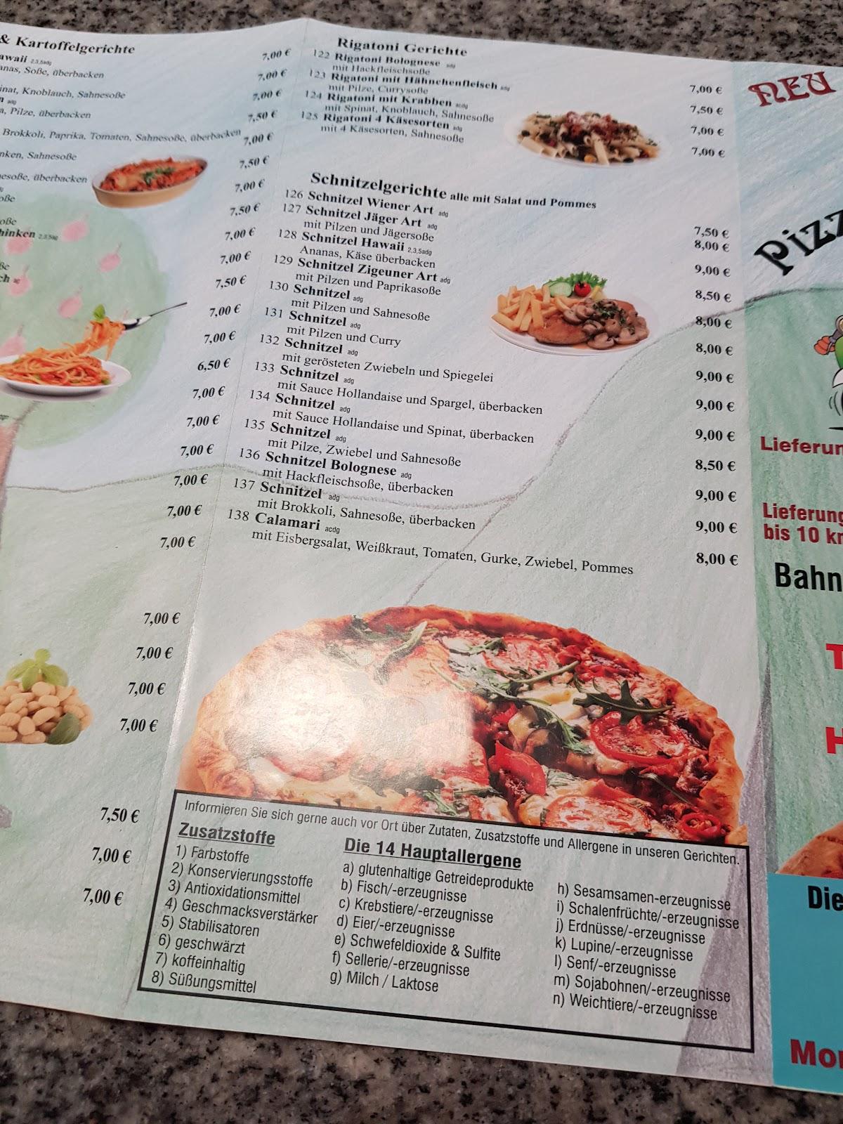 Speisekarte von Ro - Pizza, Pasta, Doner, Bischofsheim an der Rhön