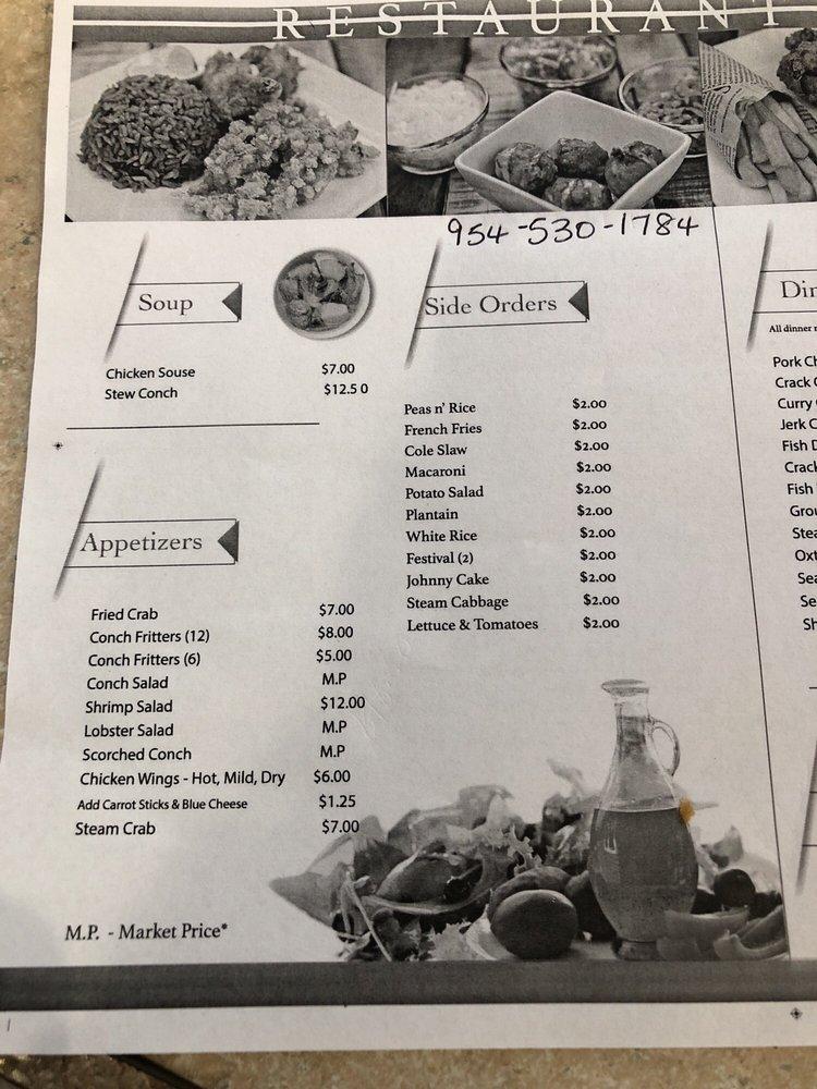 Menu at Conch Heaven desserts, Plantation, W Broward Blvd