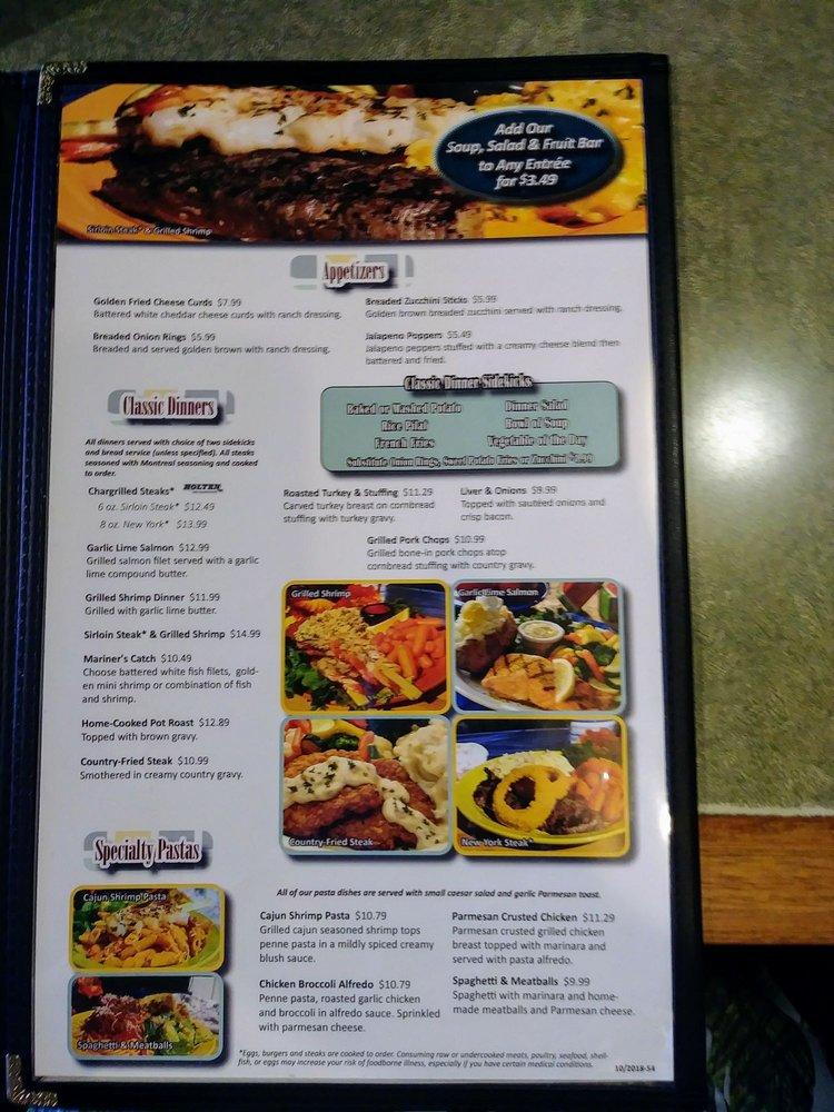 Carta del restaurante KJ's American Grille, Meridian