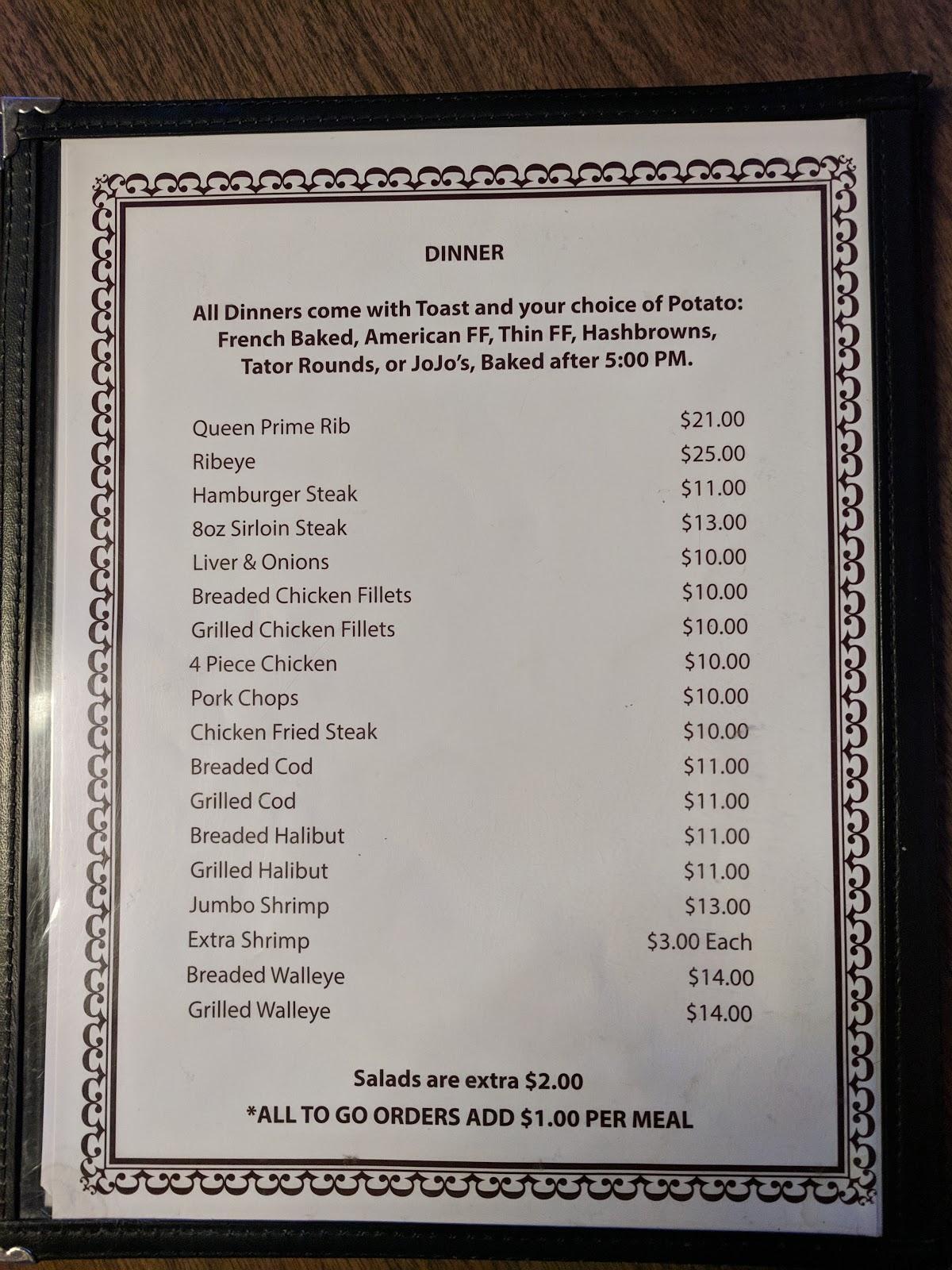 Menu at Palermo Bar & Grill, Palermo