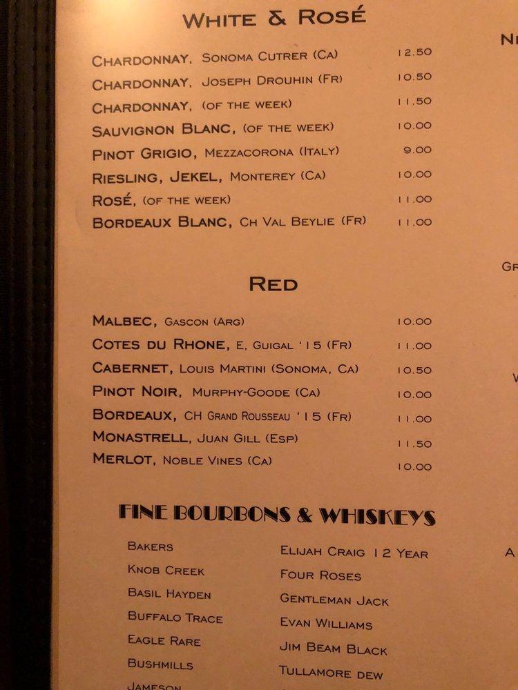Menu at Le Relais Restaurant, Louisville