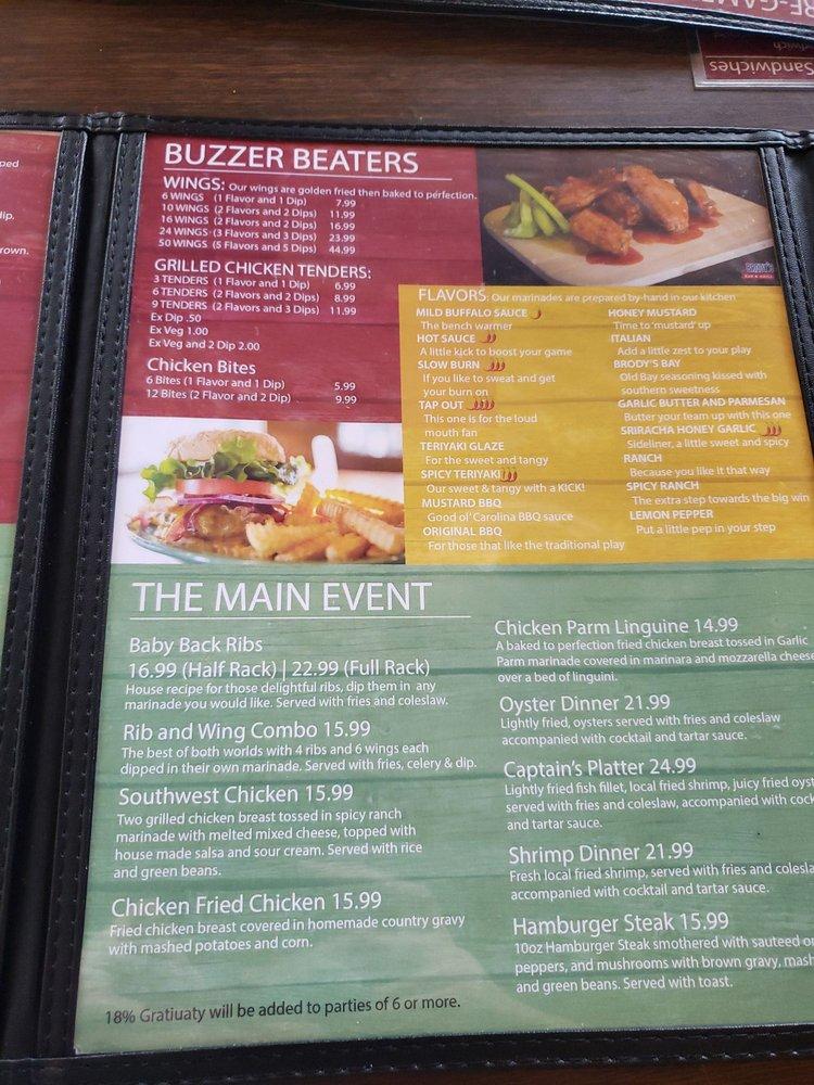 Menu at Brody's Bar & Grill, Beaufort