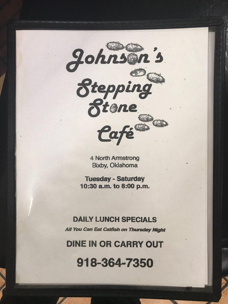 Menu at Johnson's Stepping Stone Cafe, Bixby