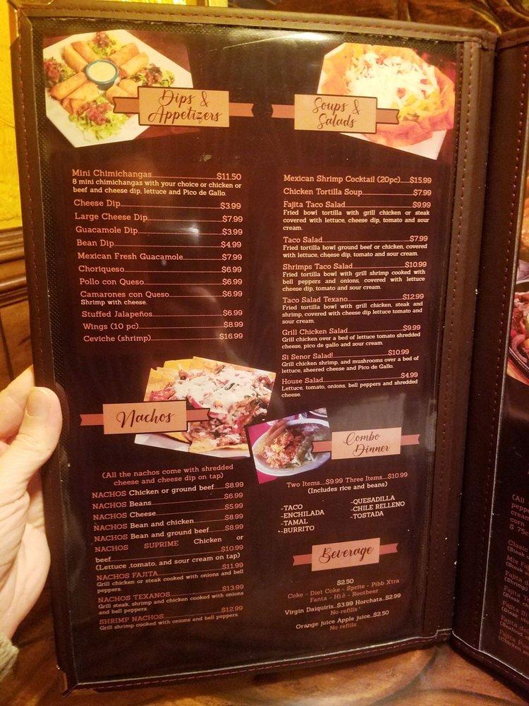 Menu at Sí Señor! restaurant, Newport News