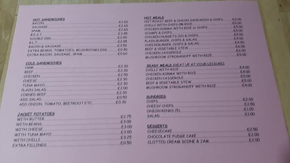 Menu at The Fat Magpie Cafe & Coffee Shop, Cleckheaton