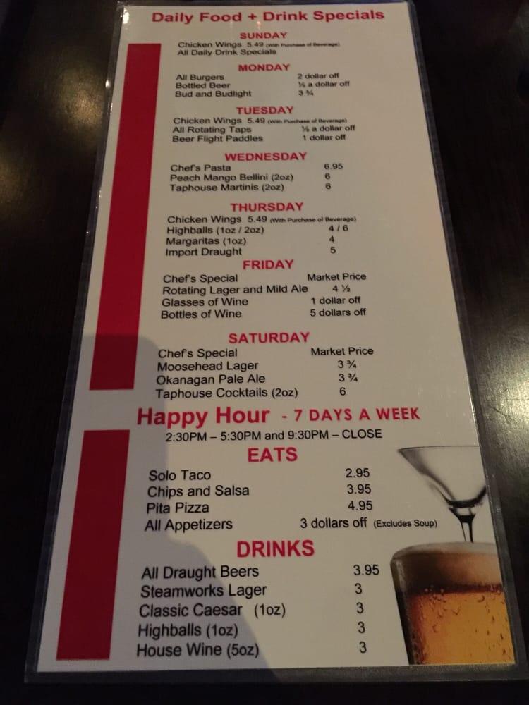 Menu at Abbey Road pub & bar, Abbotsford, Sumas Way