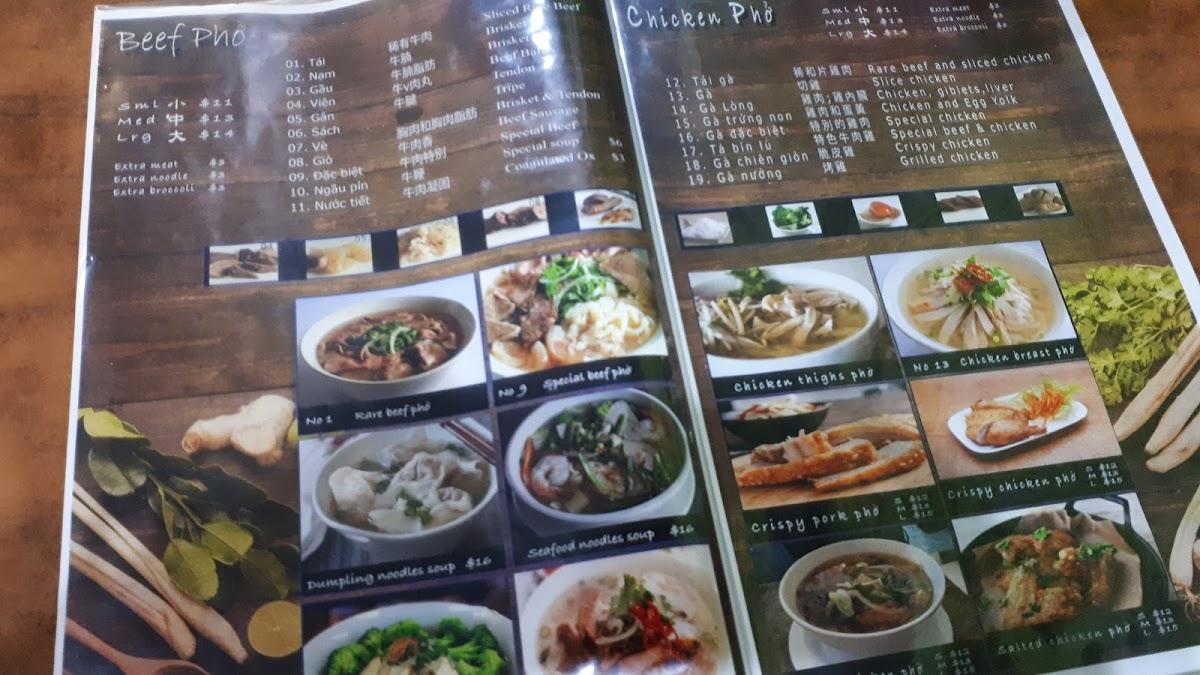 Menu at PHO 888 Box Hill restaurant, Box Hill