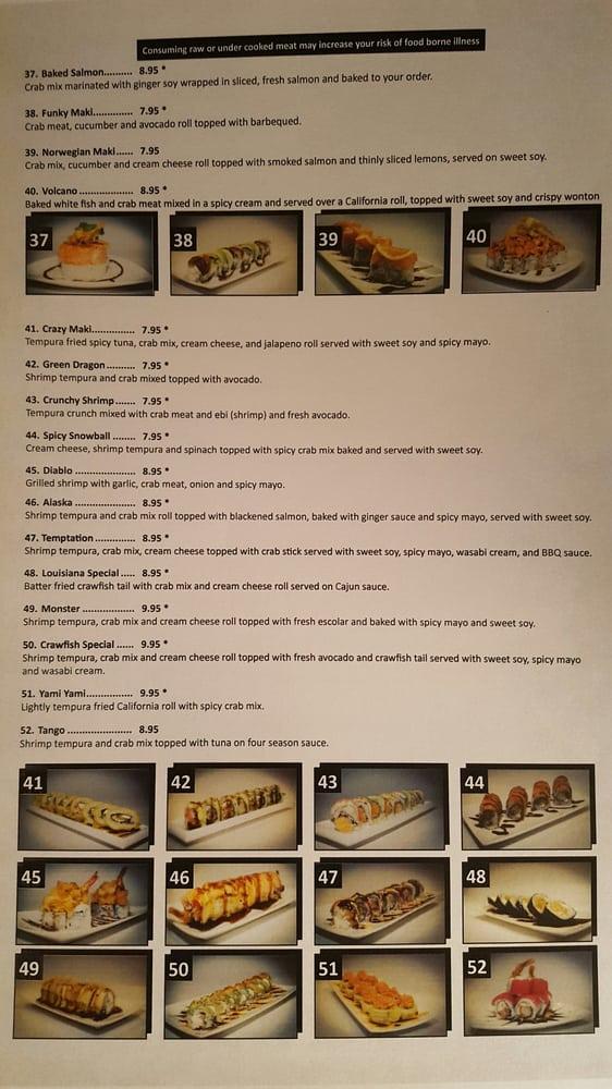 Menu at Cafe RawZ of West Monroe, West Monroe