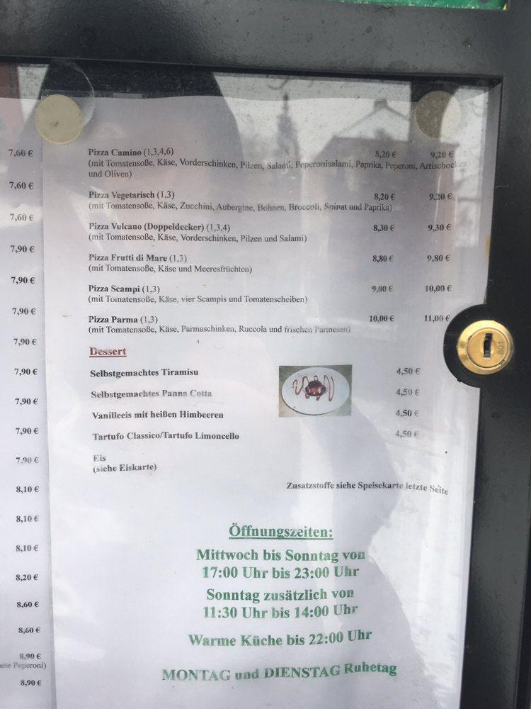 Menu at Ristorante Pizzeria "Il Camino", Giebelstadt