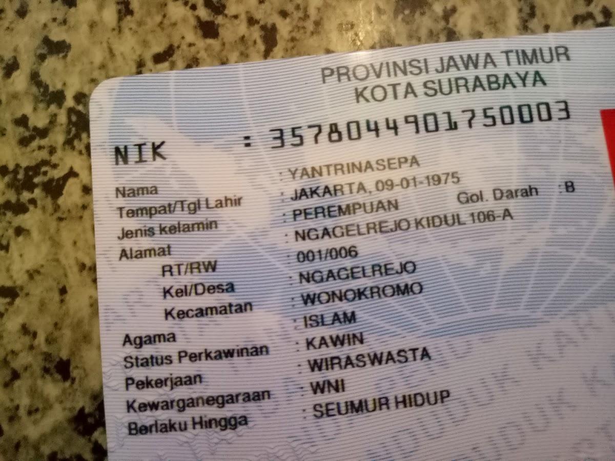 Menu at RM Saiyo - Masakan Padang restaurant, Surabaya