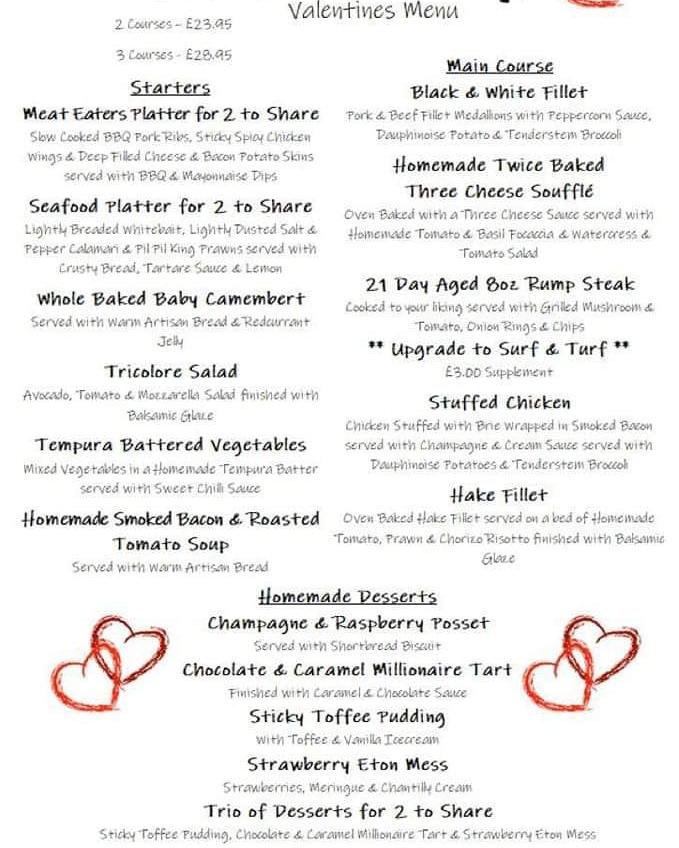 Menu at The Black Dog pub & bar, Waltham Chase