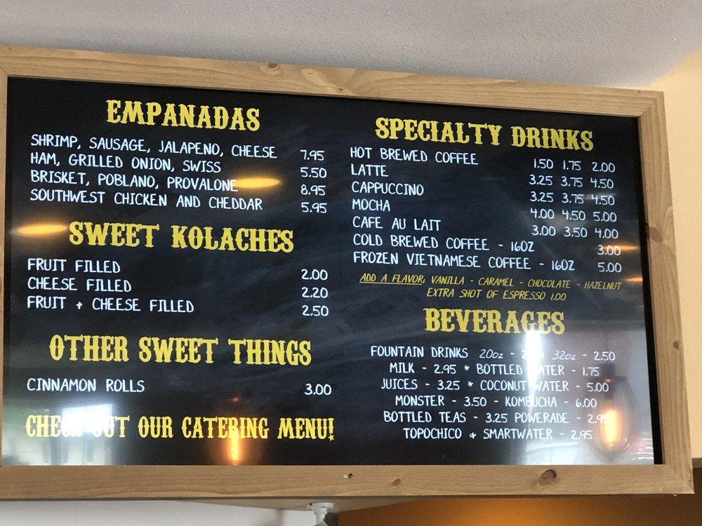 Menu at The Kolache Kitchen - Airline Hwy. restaurant, Baton Rouge