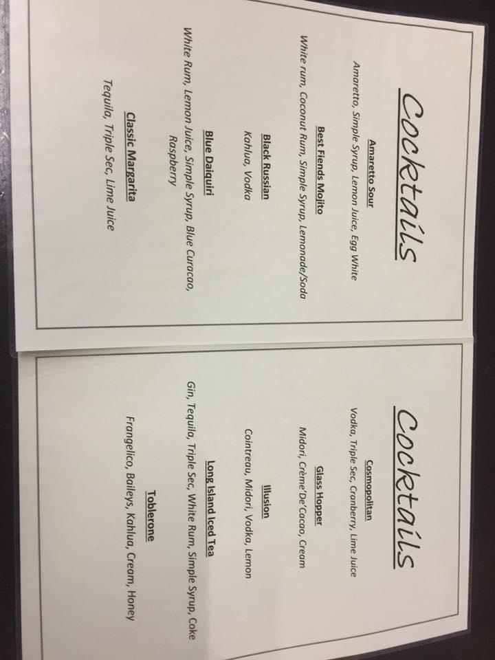 Menu at Munty Pub, Muntadgin