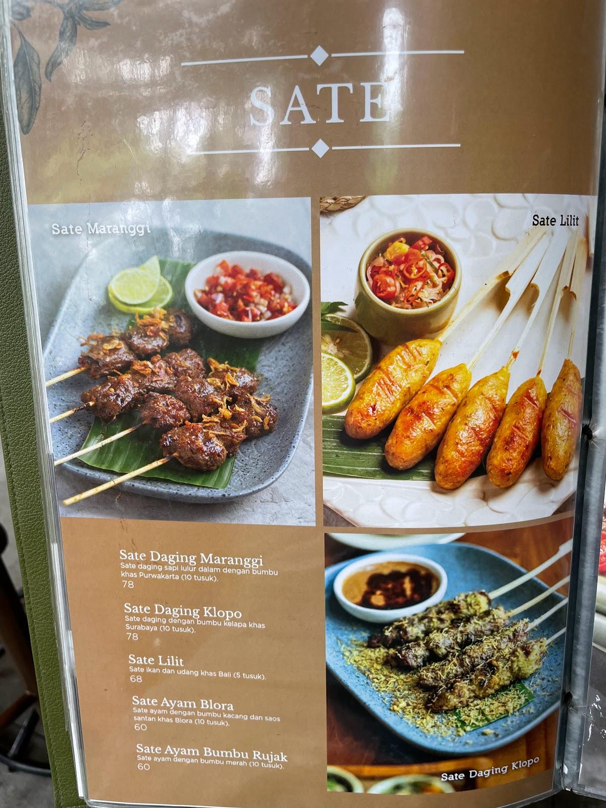 Menu at Botanika - Kertajaya Indah restaurant, Surabaya