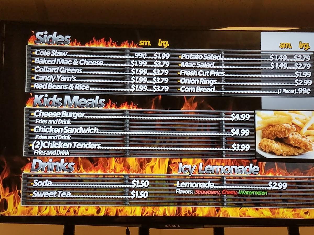 Menu at 3 GUYS BBQ & Broasted BBQ'd CHICKEN, Dayton
