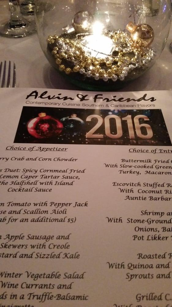 Menu at Alvin & Friends restaurant, New Rochelle