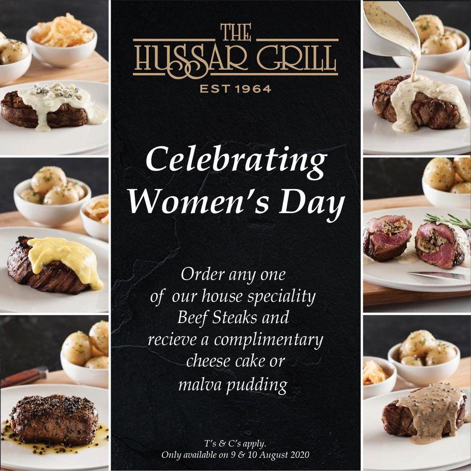 Menu at The Hussar Grill Kimberley steakhouse, Kimberley