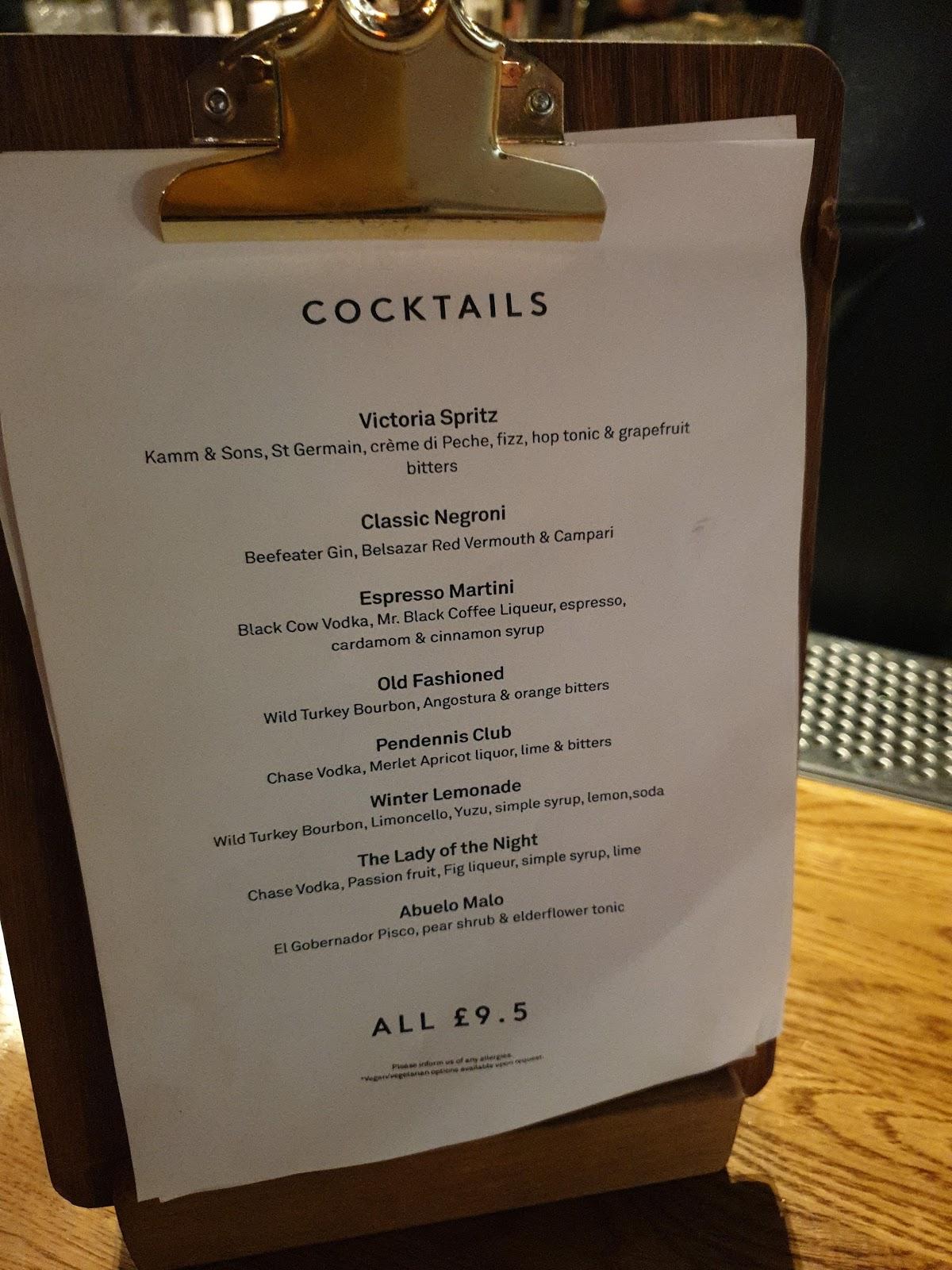 Menu at Gopal's Corner Victoria restaurant, London, Market Halls