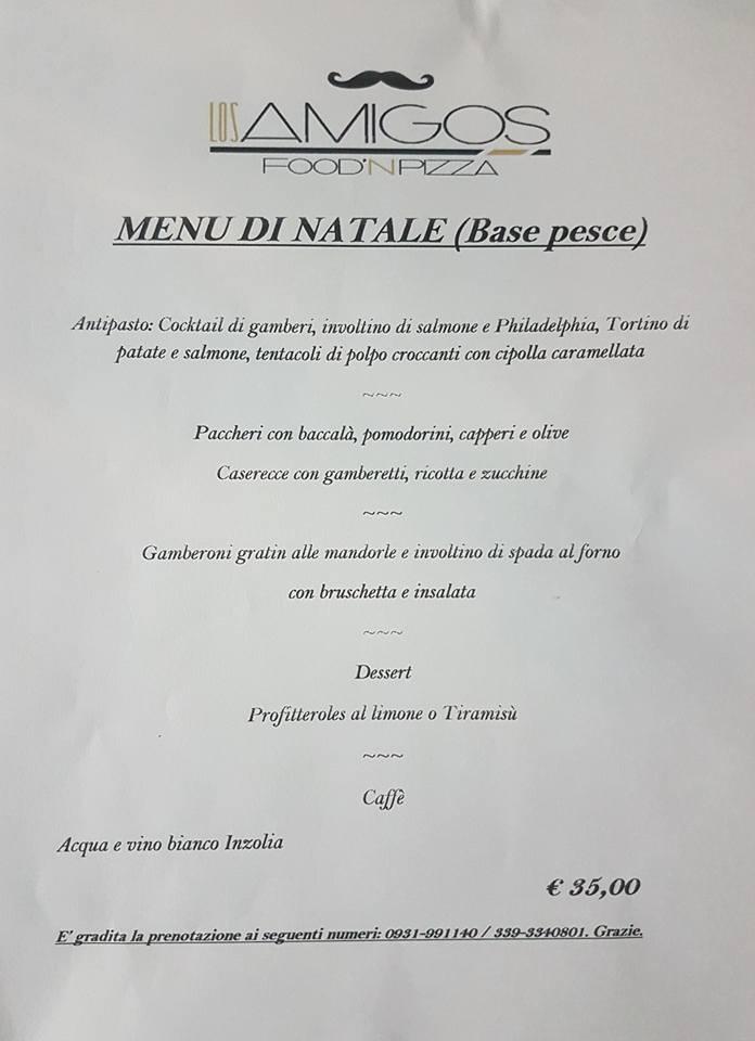 Menu at LosAmigos Augusta pizzeria, Augusta
