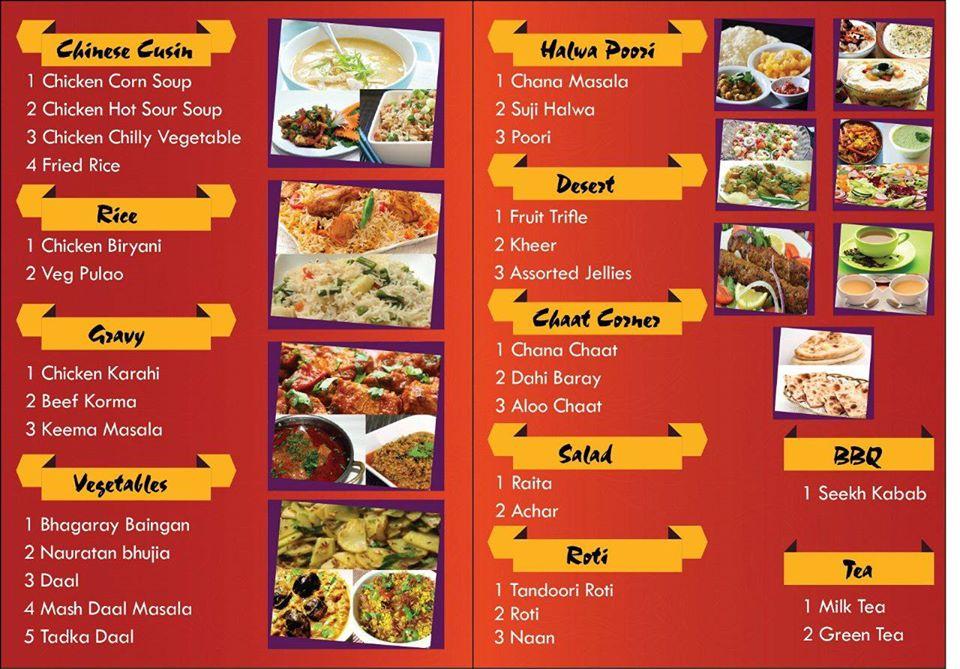 Menu at Real Taste Restaurant, Sharjah