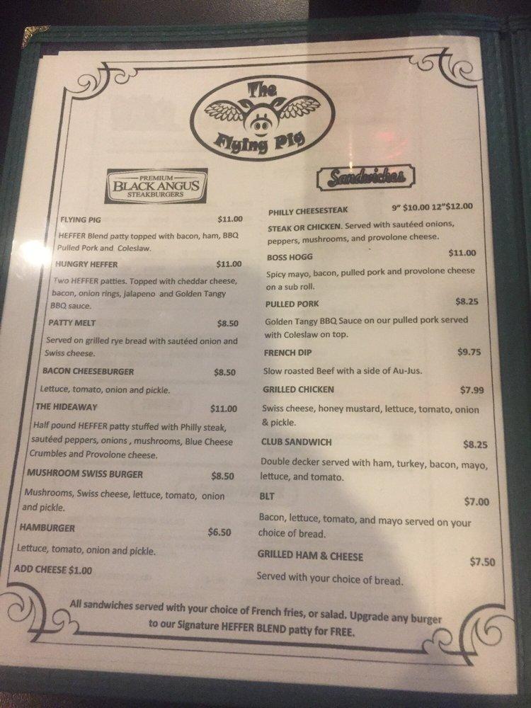 Carta de The Office Bar, Pahrump
