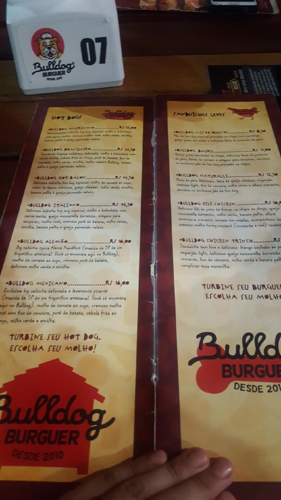 Menu em Bulldog Burguer pub & Bar, São Luís, -430