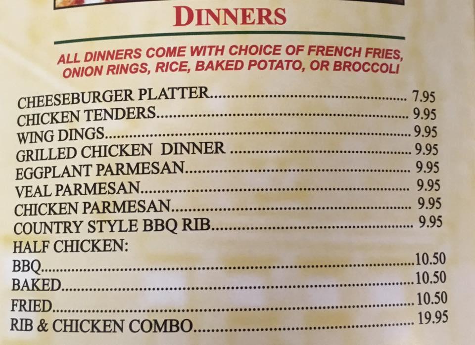Menu at Family House Of Pizza & Seafood Charlton restaurant, Charlton