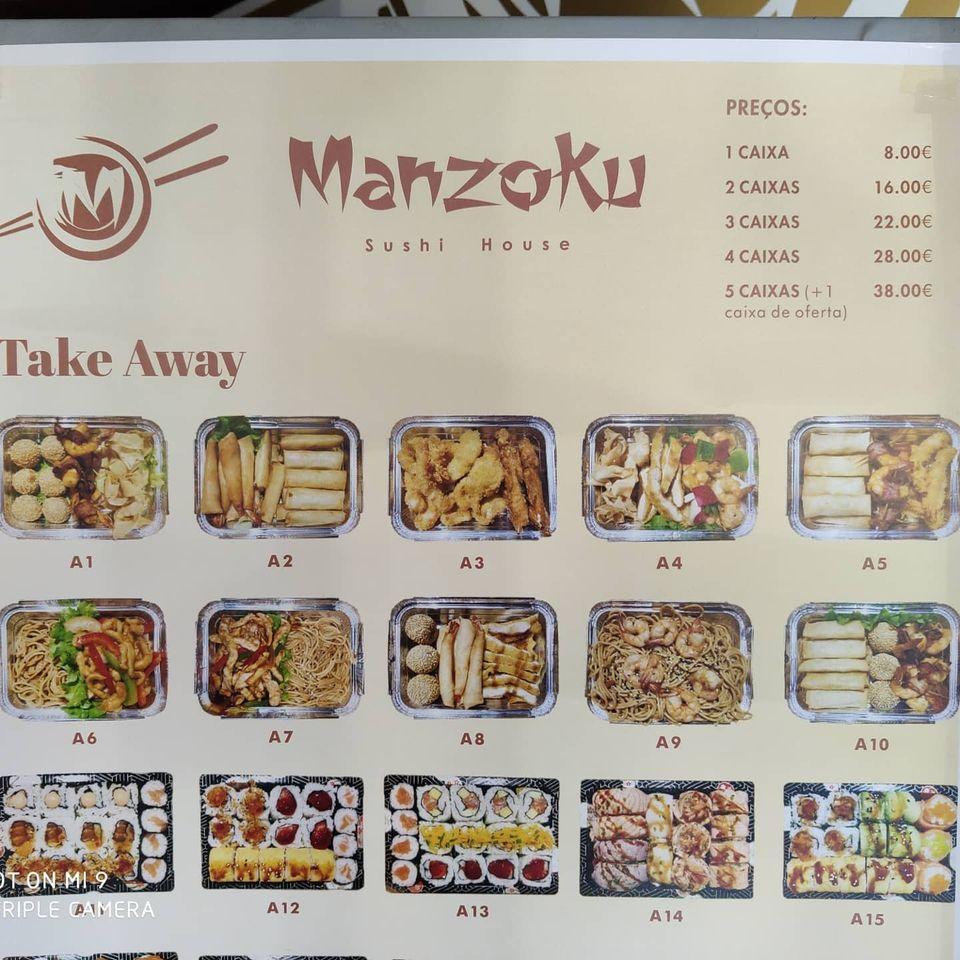 Menu em Manzoku Sushi House restaurante, Vila Nova de Famalicão