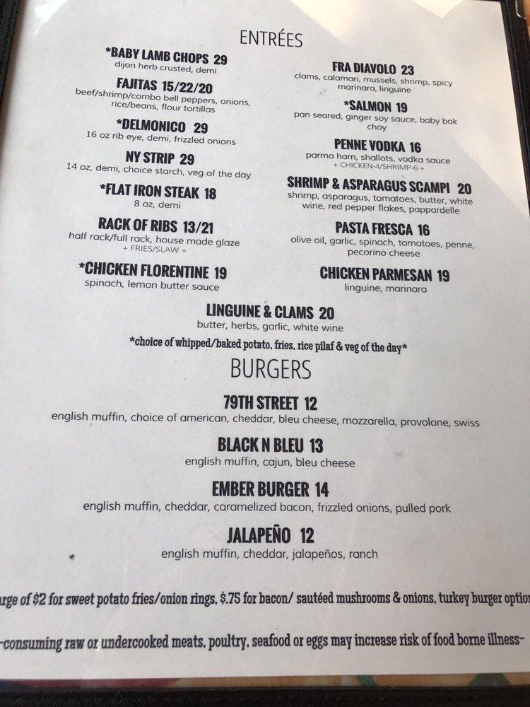 Menu at Historic Dimmick Inn pub & bar, Milford