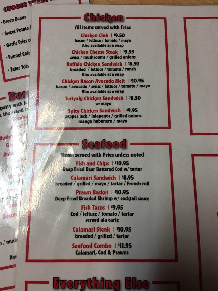 Menu at Shooters Wings & Things pub & bar, Manteca, W Yosemite Ave