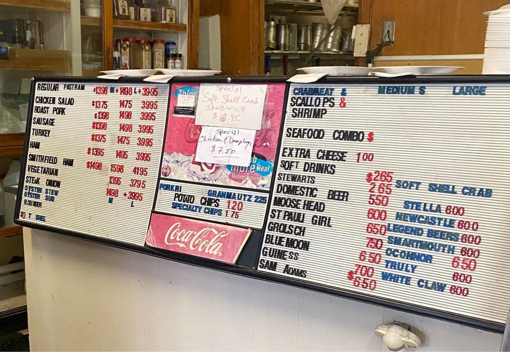 Menu at French Bakery & Delicatessen, Norfolk