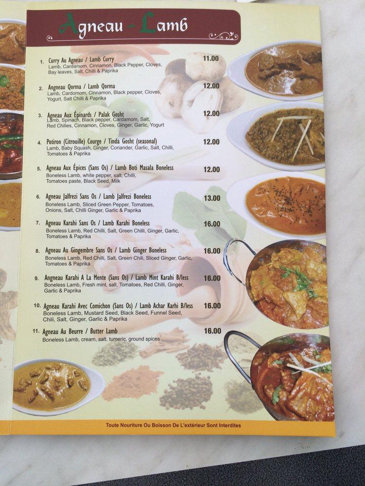 Menu at 786 Restaurant Halal, Montréal, 850 Rue Jean-Talon O