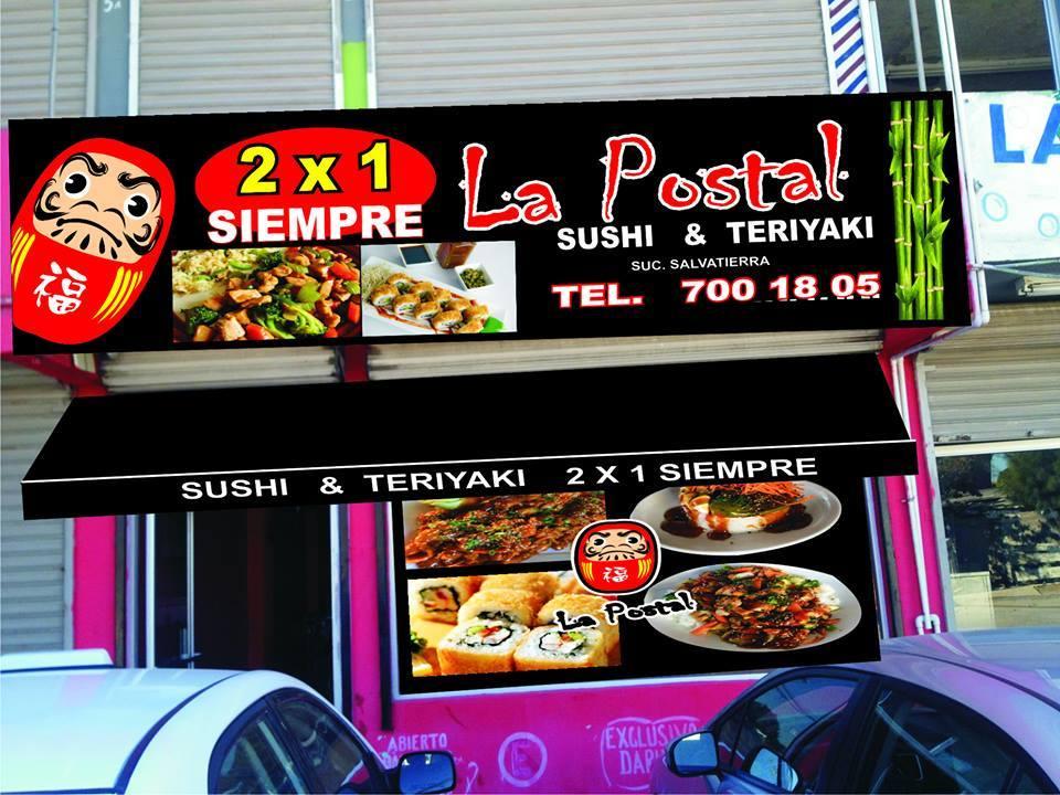 Menu at La postal teriyaki y sushi suc. salvatierra" restaurant, Tijuana