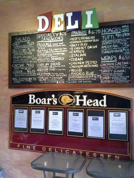 Menu at Deli on Butler restaurant, Pittsburgh