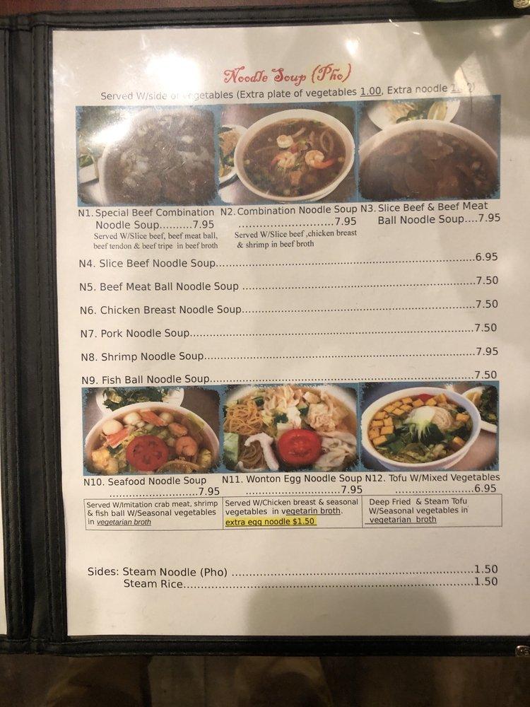 Menu at Everyday Vietnamese Cuisine restaurant, Chico