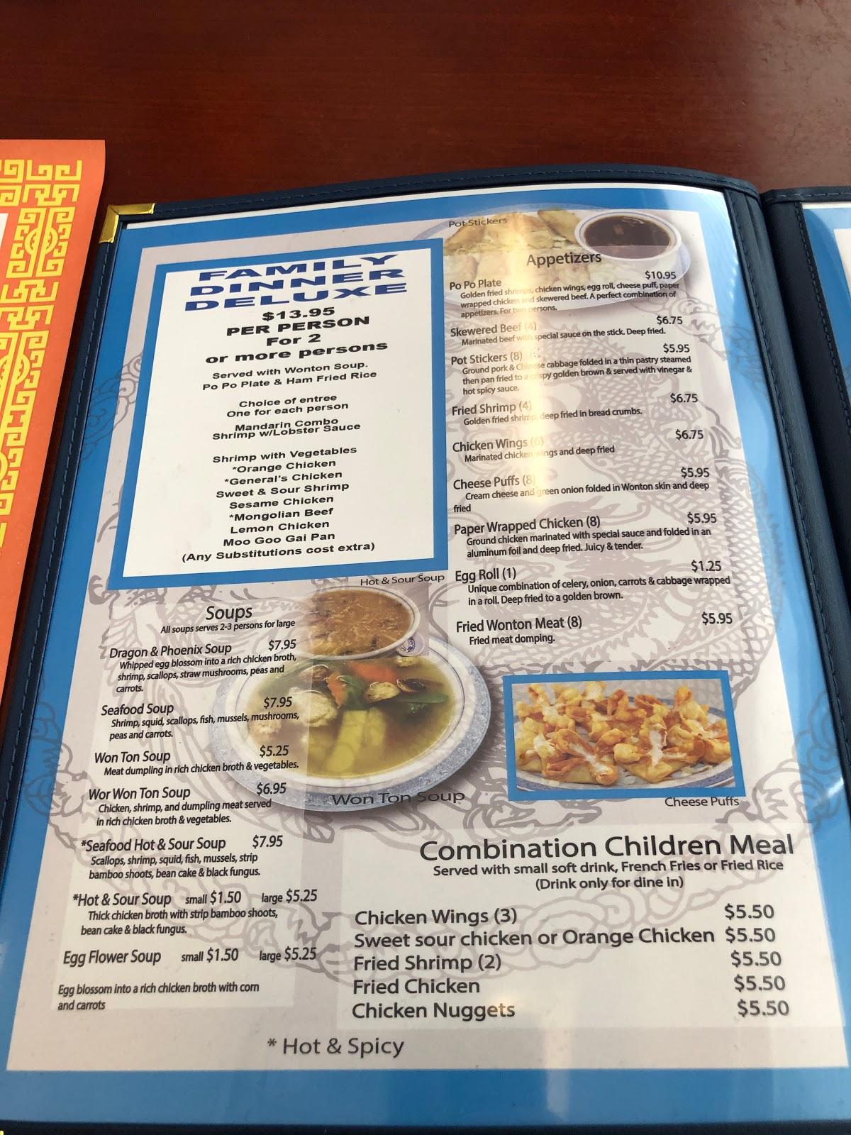 Menu at Canton City Grantsville restaurant, Grantsville