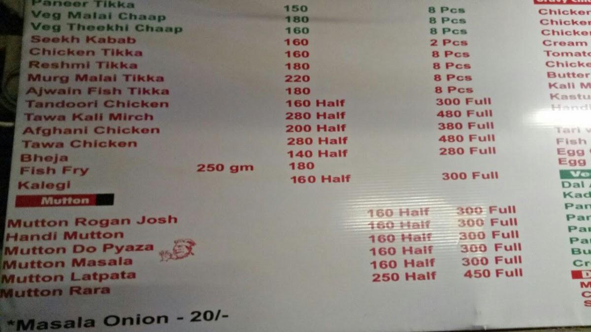 Menu at HOT KITCHEN, Lucknow, Shakuntalam Plaza