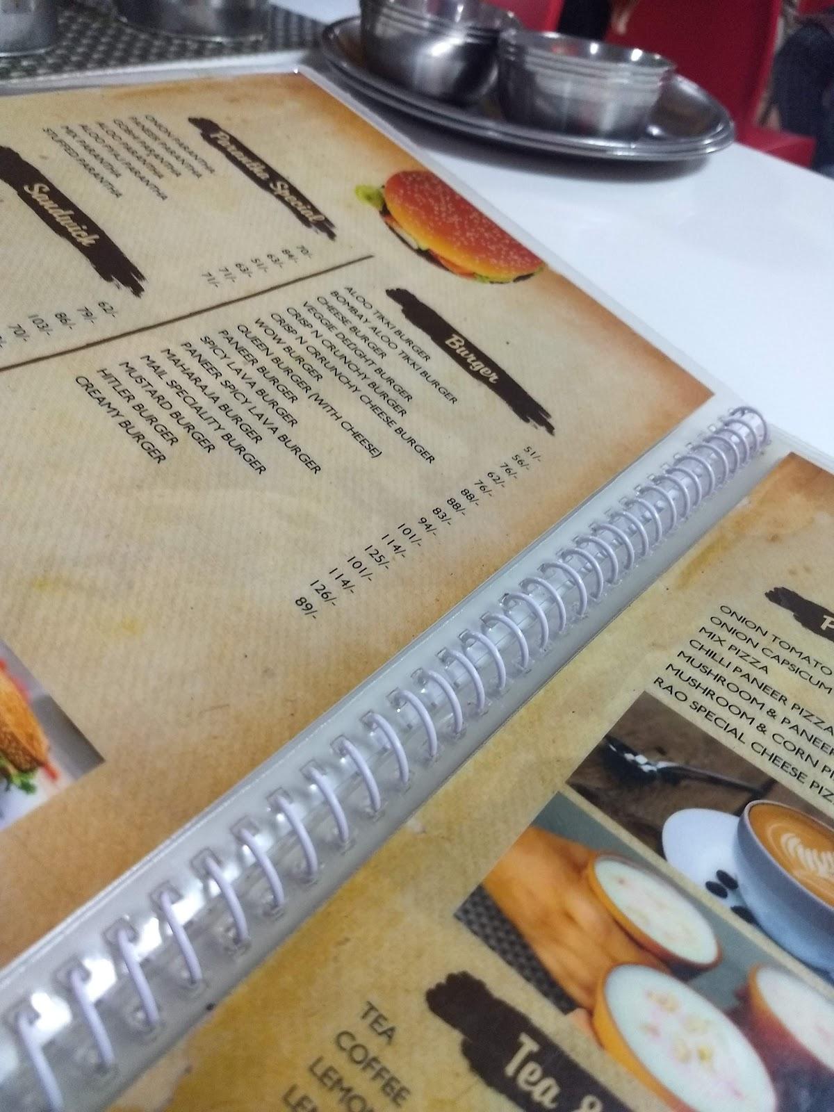 Menu at Old Rao Hotel, Gurugram, NH 8