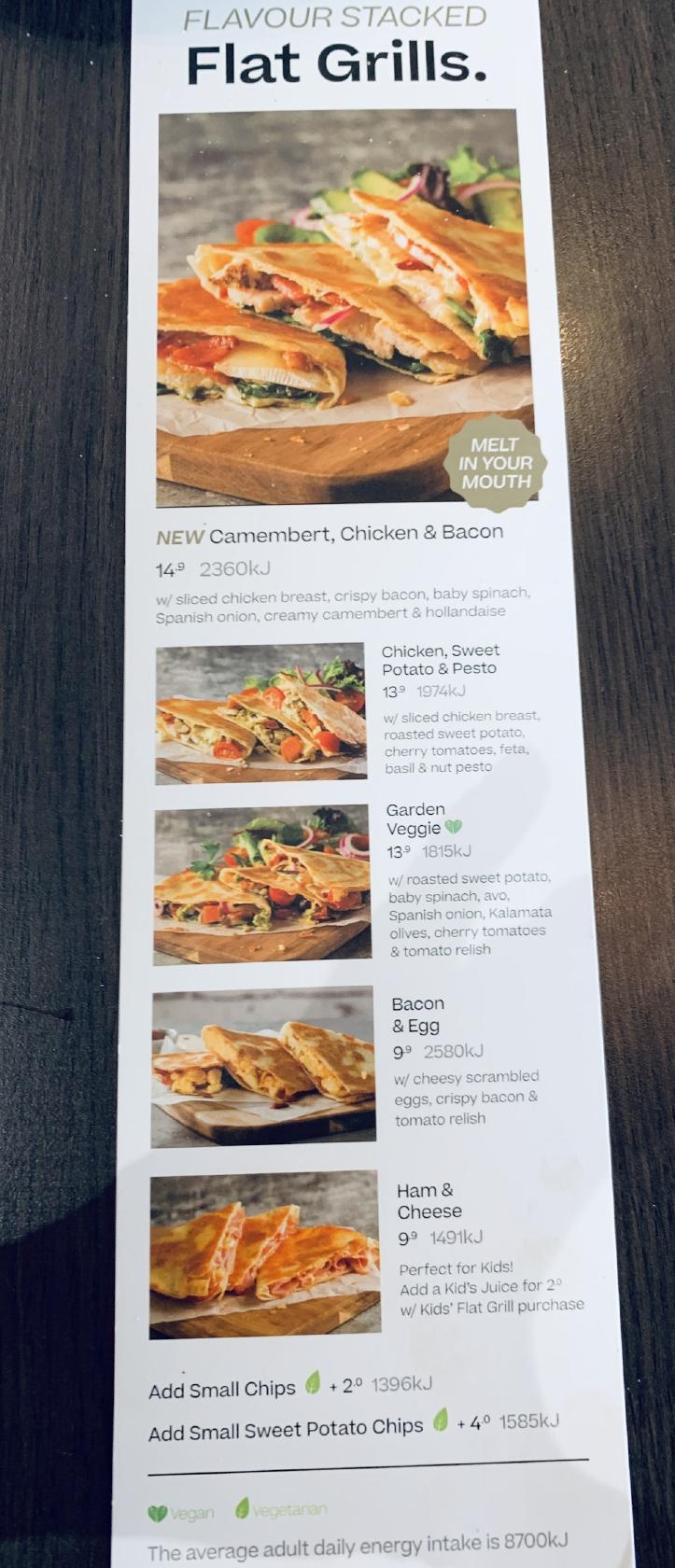 Menu at The Coffee Club Redlynch Central, Redlynch, 20 Larsen Rd