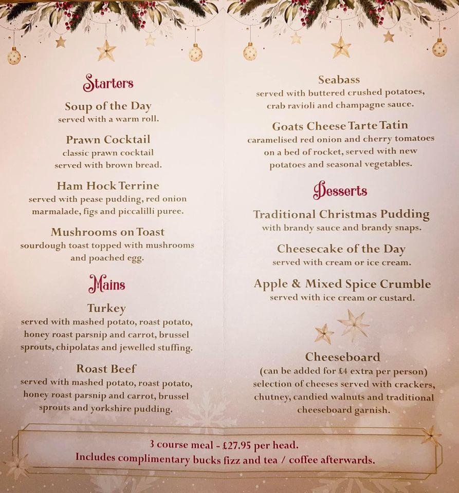 Menu at Manor House Hotel, Pub & Restaurant, Haltwhistle