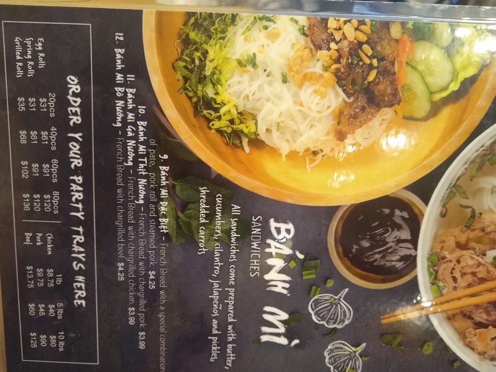 Menu at Pho Ben restaurant, Sugar Land, Wescott Ave Ste. 238