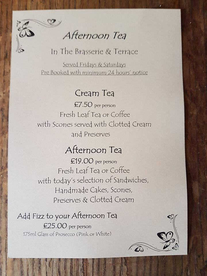 Menu at The Middle House pub & bar, Mayfield